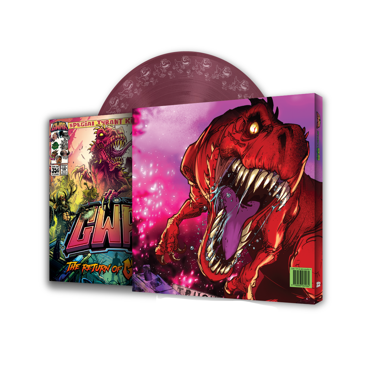 The Return of Gor Gor Deluxe Hardbound Etched Record – GWAR