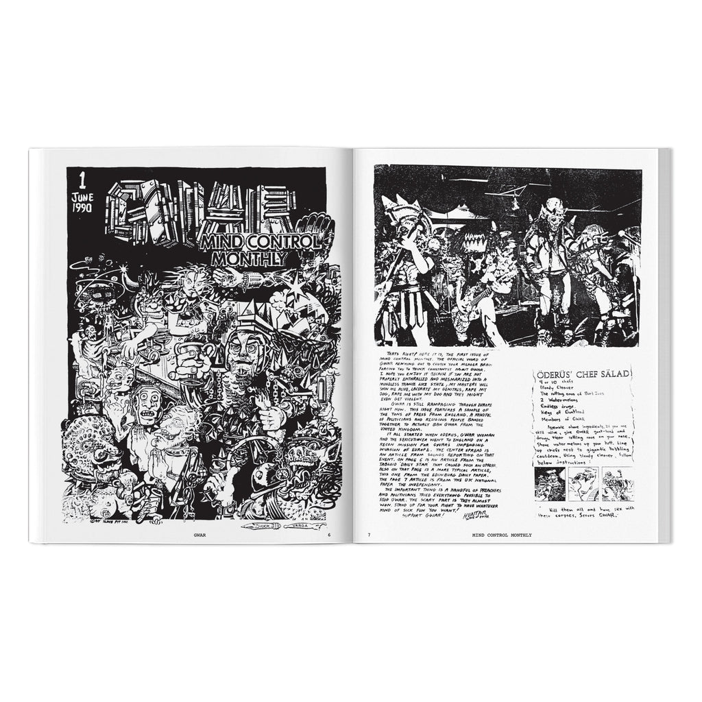 GWAR X BEYOND THE STREETS "Mind Control Monthly " Book